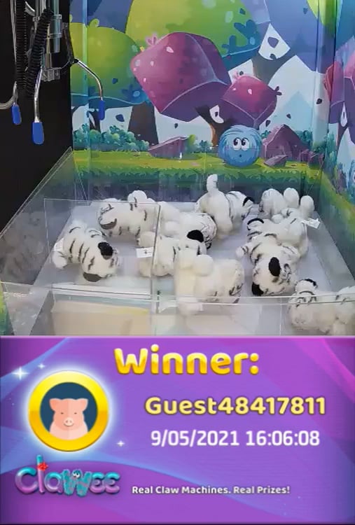 I played Clawee and won a real prize! Check it out! --->