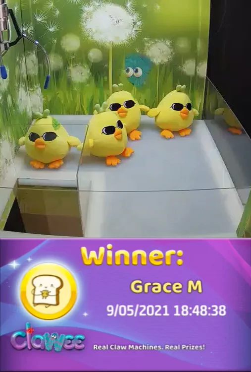 I played Clawee and won a real prize! Check it out! --->