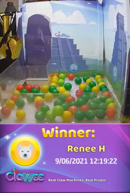 I played Clawee and won a real prize! Check it out! --->