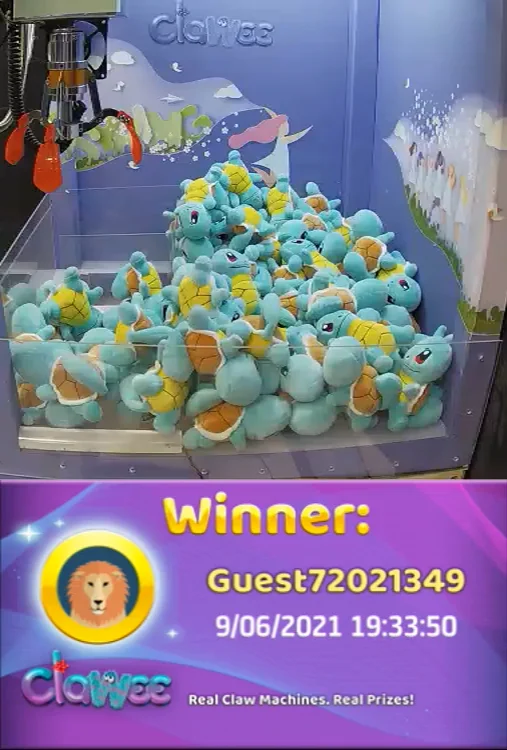 I played Clawee and won a real prize! Check it out! --->