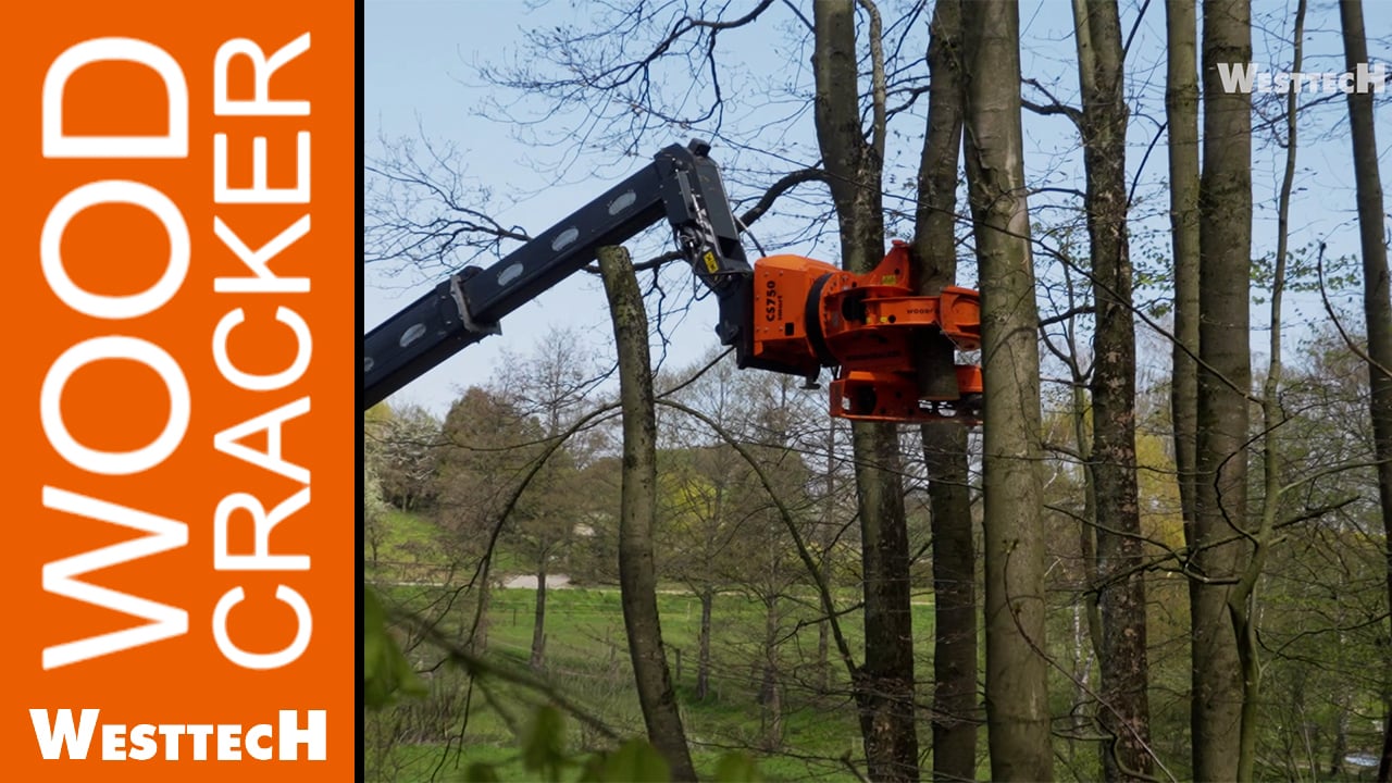 Woodcracker® CS750 smart: grapple saw for tree felling due to safety ...