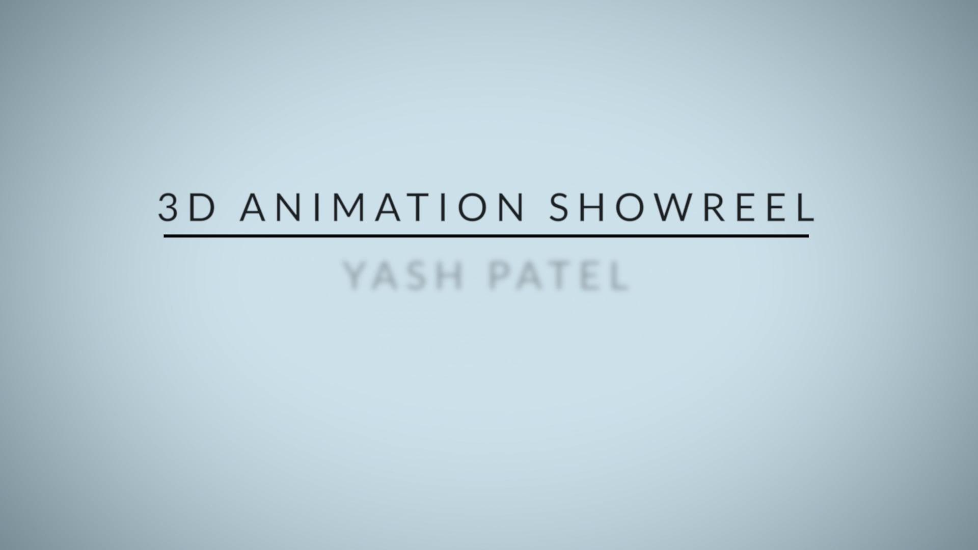 3D Animation/Rotomation Demoreel_Yash M Patel on Vimeo