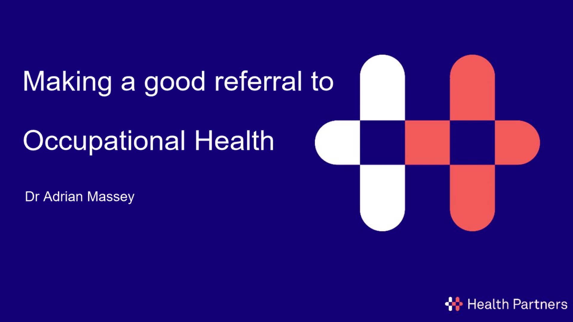 Making a good referral to OH on Vimeo