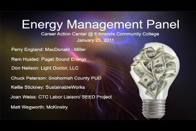 Energy Management Panel - Jan. 28th, 2011 on Vimeo