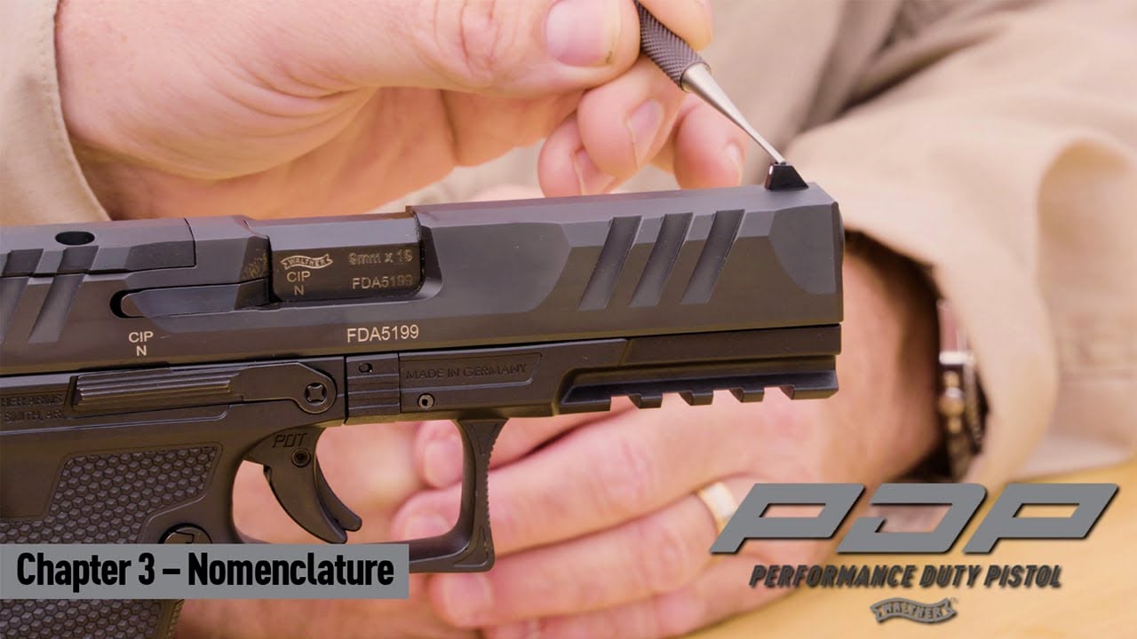 Walther PDP - Nomenclature/Parts - Owner's Manual - Chapter 3 on Vimeo