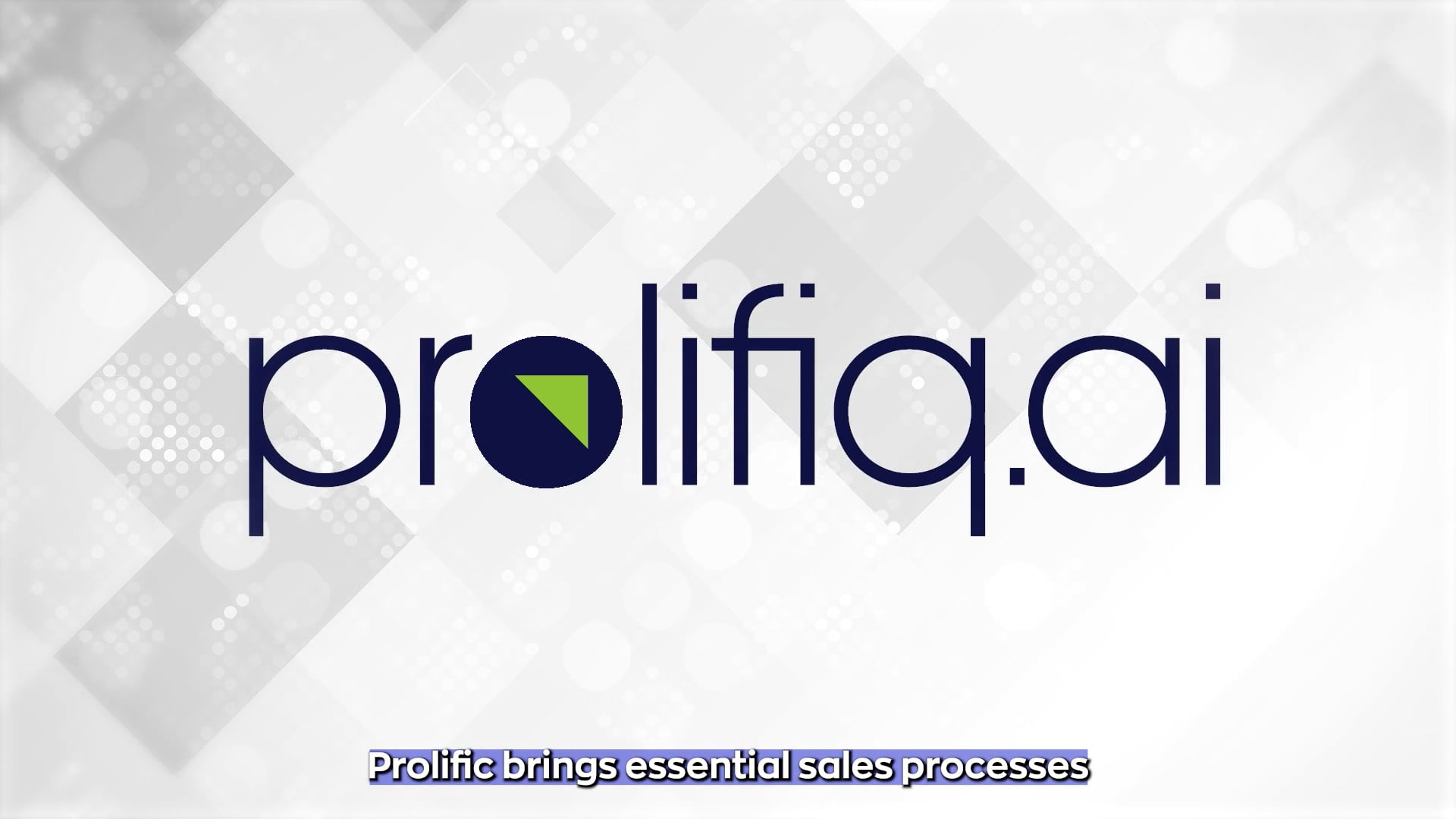 Prolifiq - Streamlining The Sales Process With Modern Technology on Vimeo