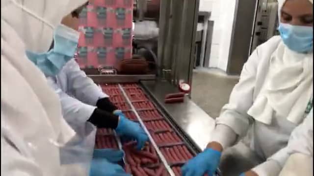 Colimatic Thermoforming line mod.THERA650 - Packaging of chicken ...