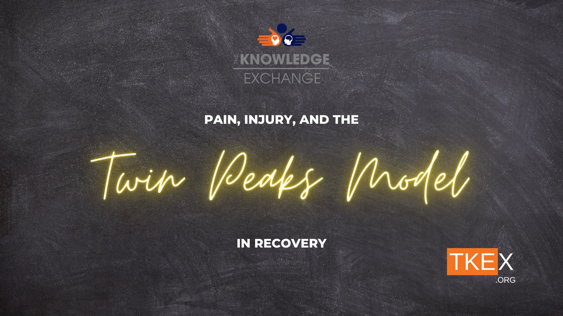 Pain, Injury, and the twin peaks model in recovery (extended version)