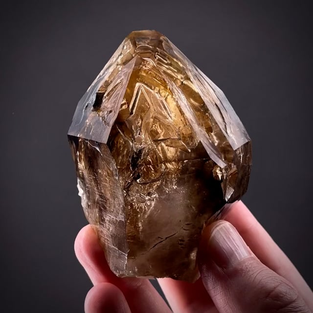 Smoky Quartz (water bubble inclusion!) | Goboboseb Mtns, Erongo, Namibia
