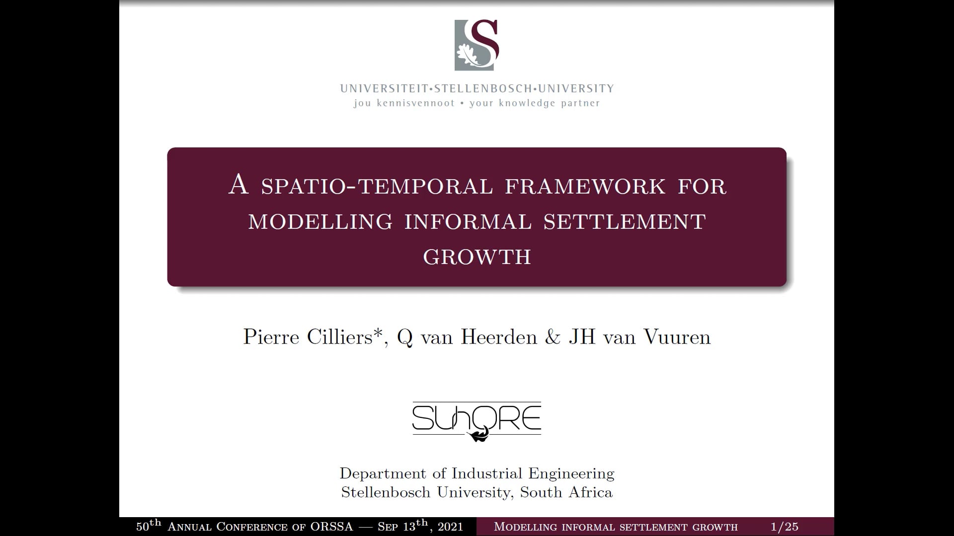 Pierre Cilliers ORSSA Video.mp4 on Vimeo