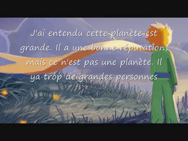French Project: Le Petit Prince chapter 16 & 17 on Vimeo