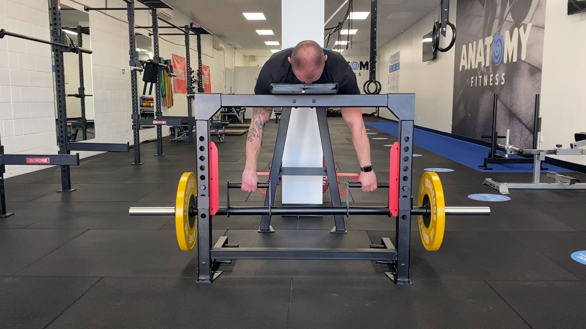 A2 – Bench Pull Row PB Prone Mid Pronated Grip on Vimeo