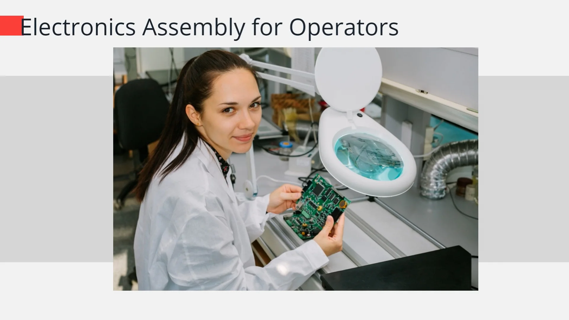 Electronics Assembly for Operators on Vimeo