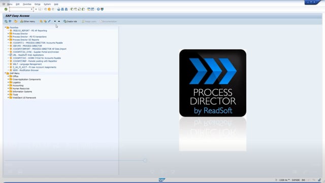 AP Essentials with Process Director for SAP demonstration