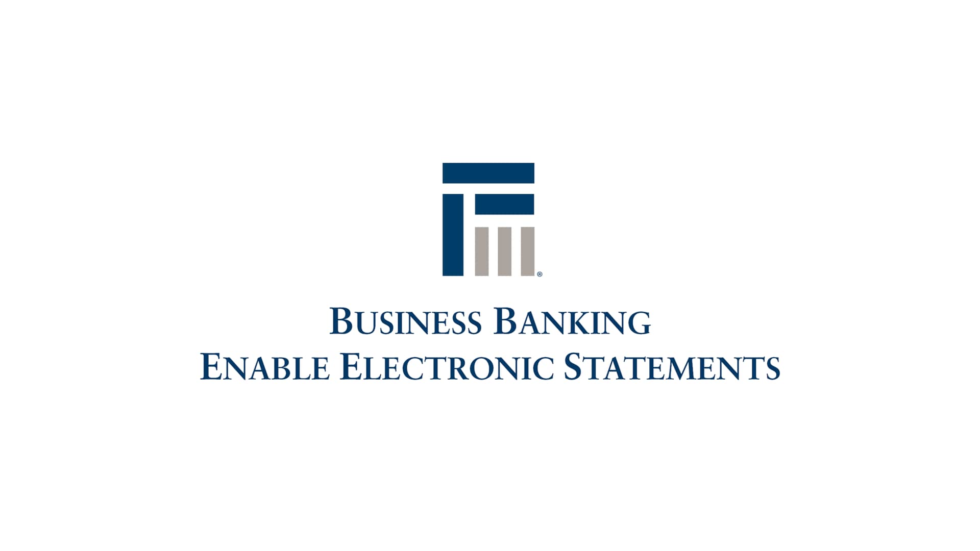 Enable e-Statements for Business Banking on Vimeo