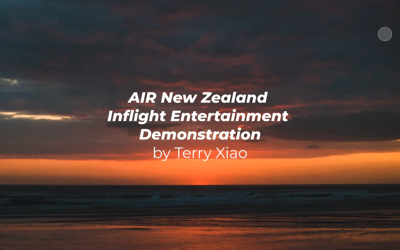 AIR NZ IFE - TERRY XIAO on Vimeo