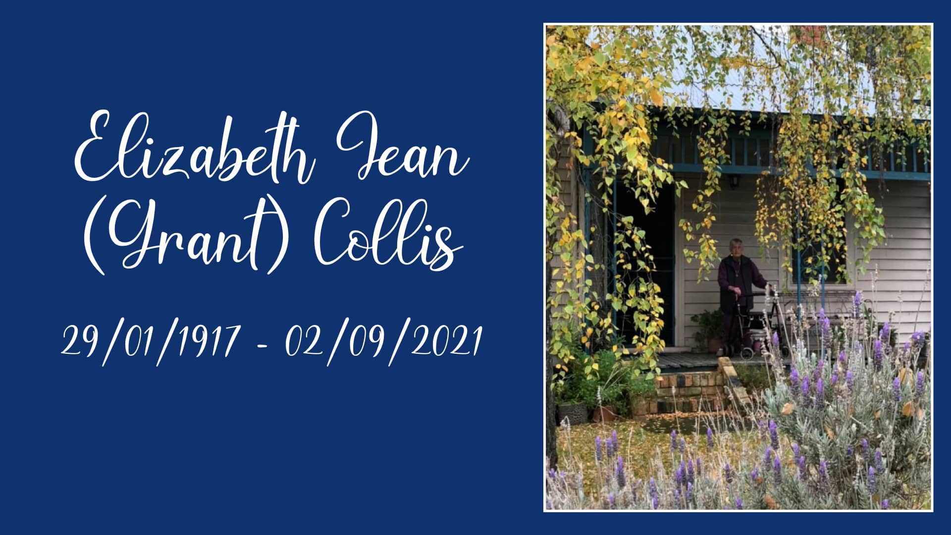 The Chapel Service of Elizabeth Collis on Vimeo