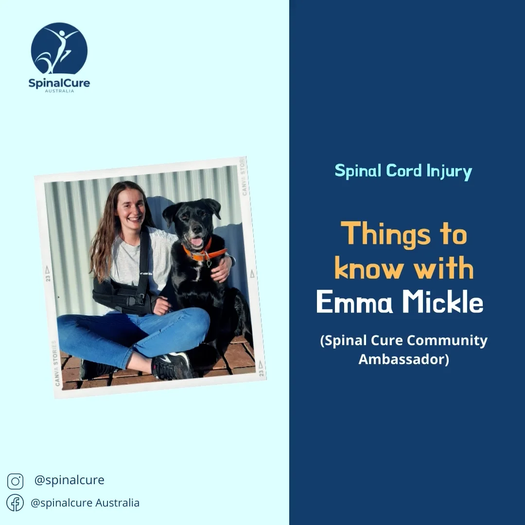 Things to know about spinal cord injury with Emma Mickle