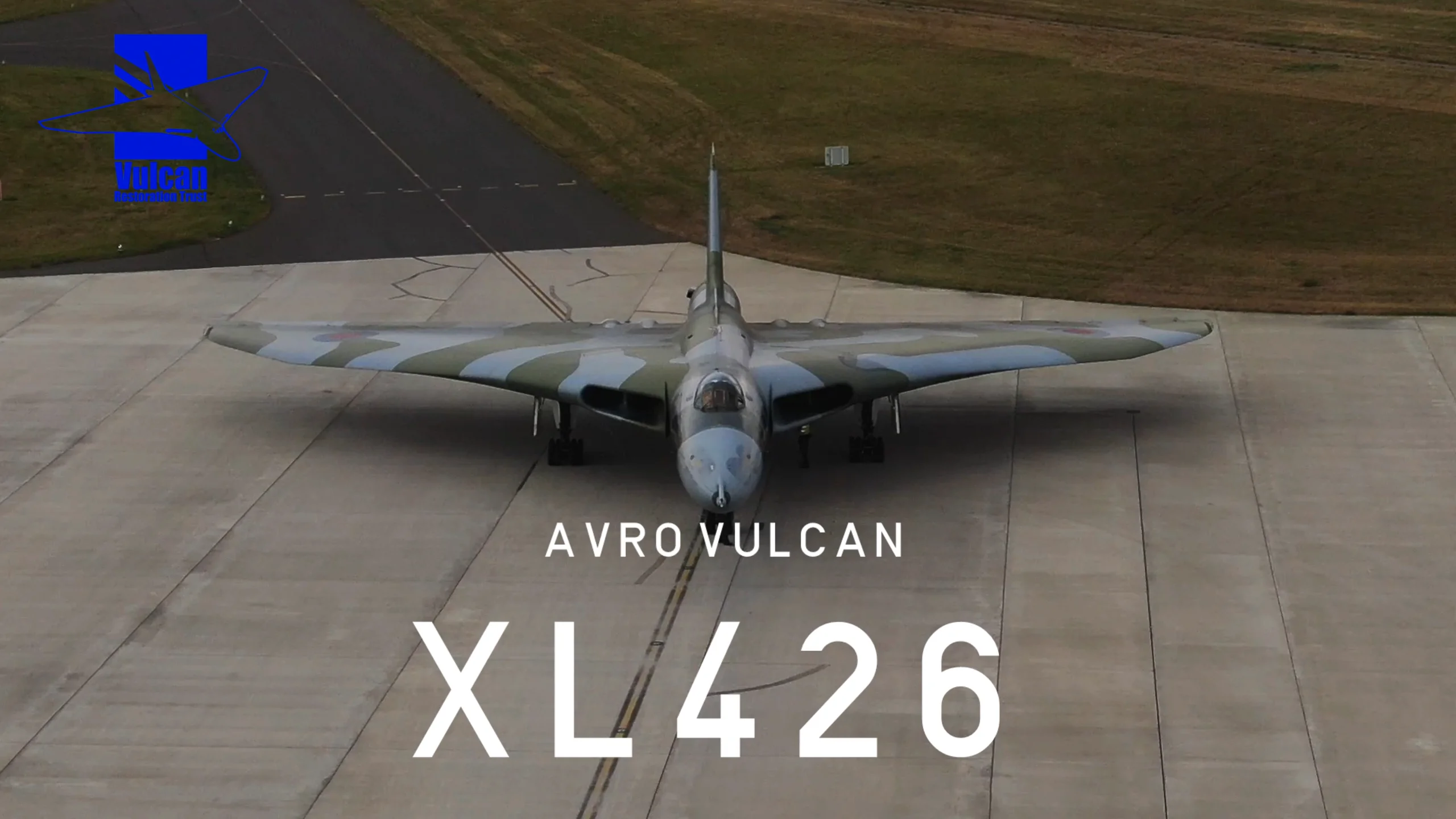 The world's first aerial capture of an Avro Vulcan brake 'chute deployment.