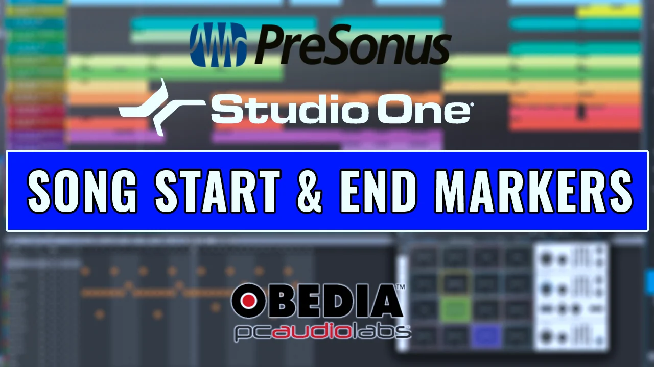 Studio One: Getting Started - 48. Song Start and End markers on Vimeo
