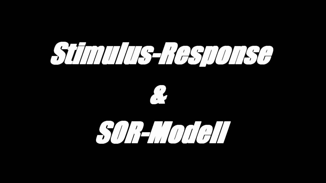 Stimulus-Response & SOR-Modell on Vimeo