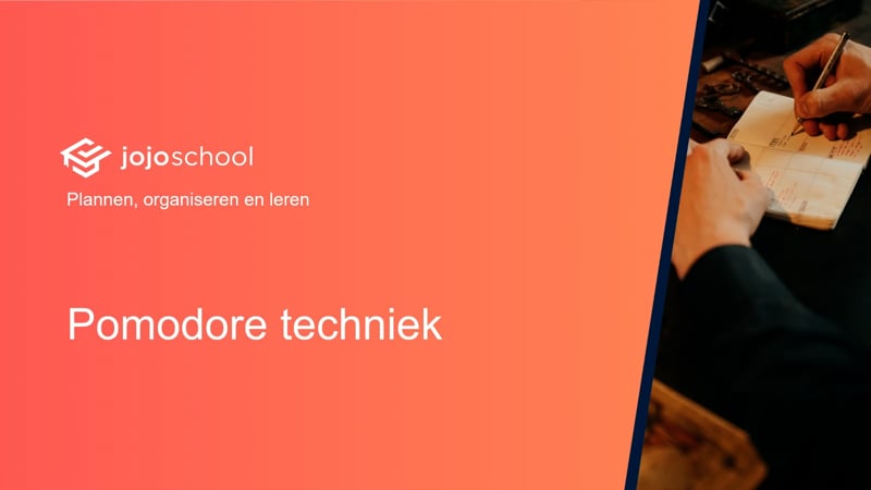 Pomodoro techniek | Plannen en organiseren | Uitleg Pomodoro techniek | Plannen en organiseren | Uitleg
