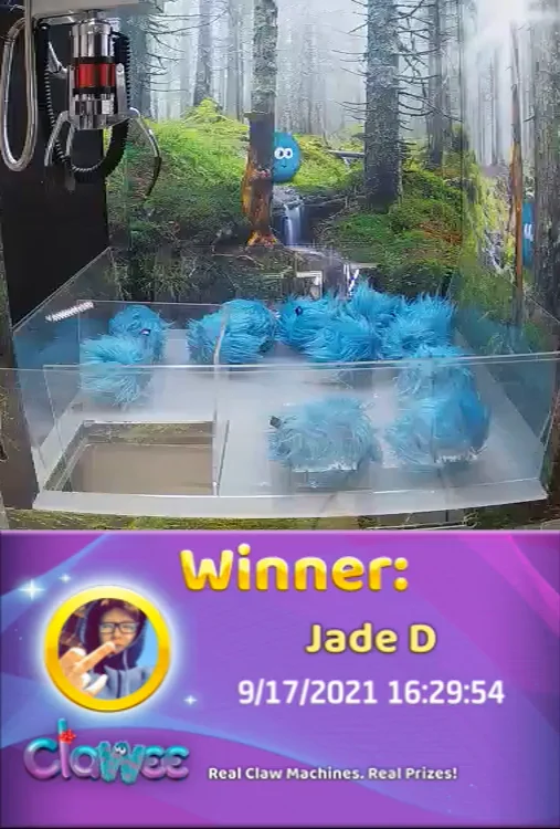 I played Clawee and won a real prize! Check it out! --->