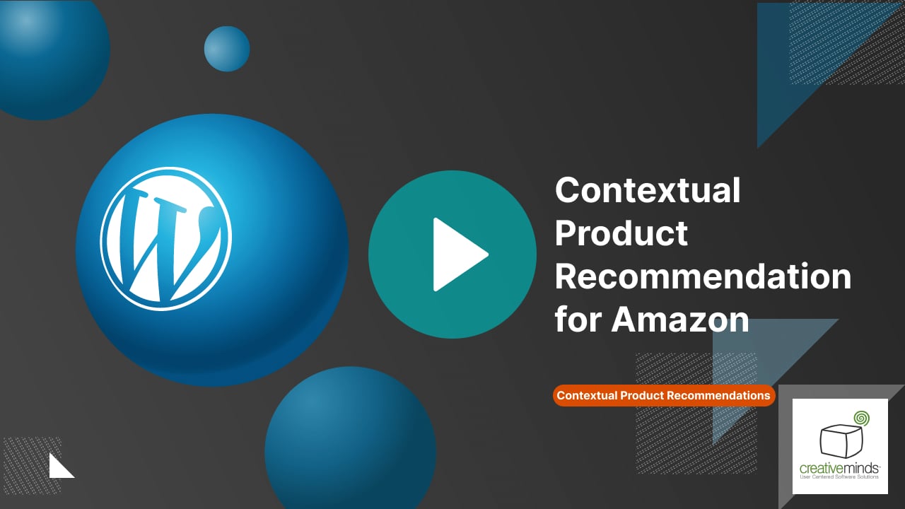 Contextual Product Recommendation for Amazon | CM Contextual Product ...