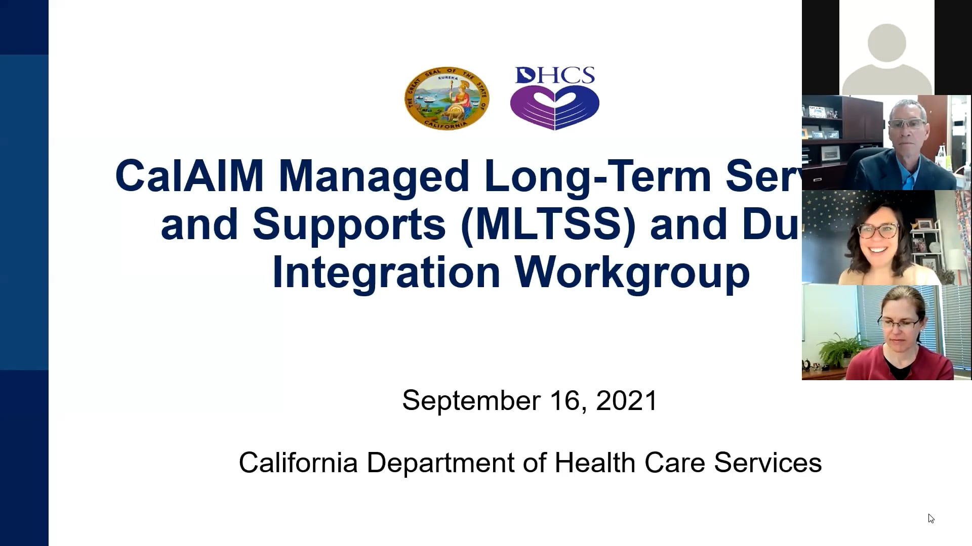 CalAIM Managed Long-Term Services and Supports and Duals Integration ...