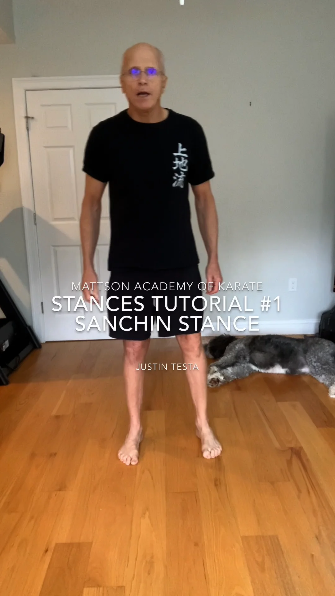 Stances Tutorial #1 - Sanchin Stance, Stepping, and Turning