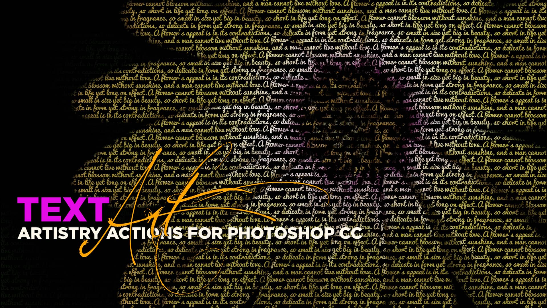Text Art Photoshop Tutorial by PhotographyBB on Vimeo