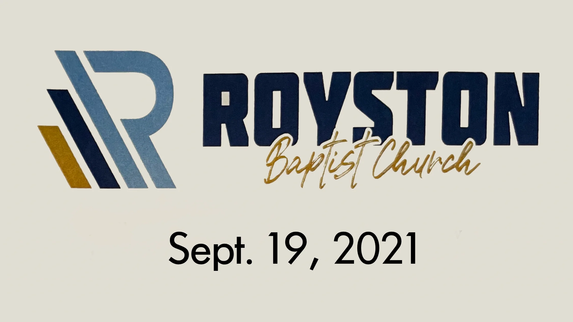 Royston Baptist Church 11 AM Worship Service Message for Sept. 19, 2021 ...