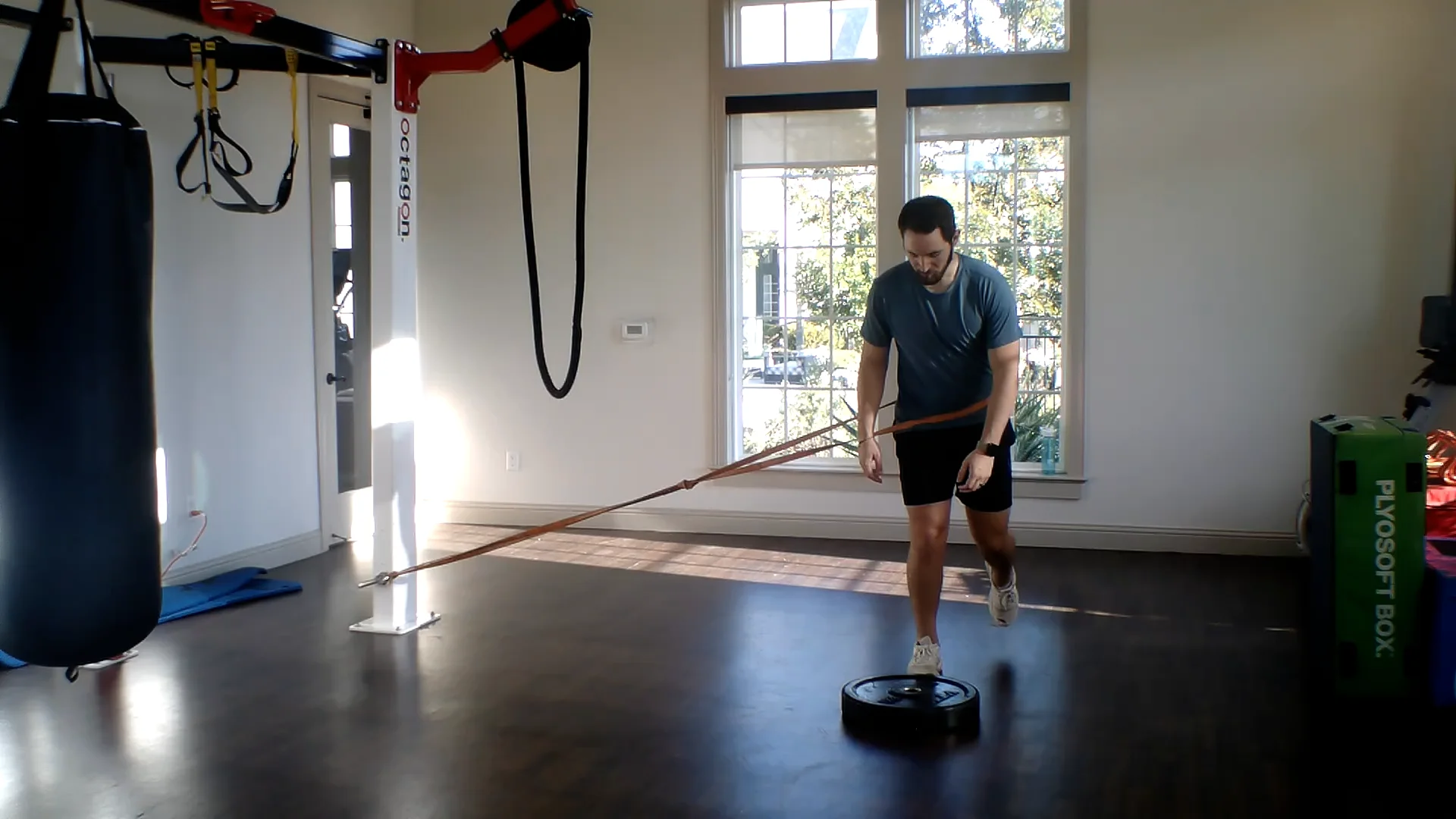 Forward and Retro Lateral Band Resisted Hops on Vimeo