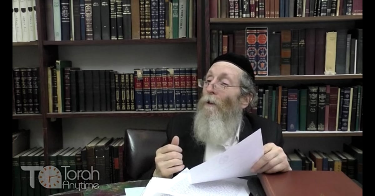 R' Daniel Belsky | Parashat Shelach 5779: The relationship between the ...
