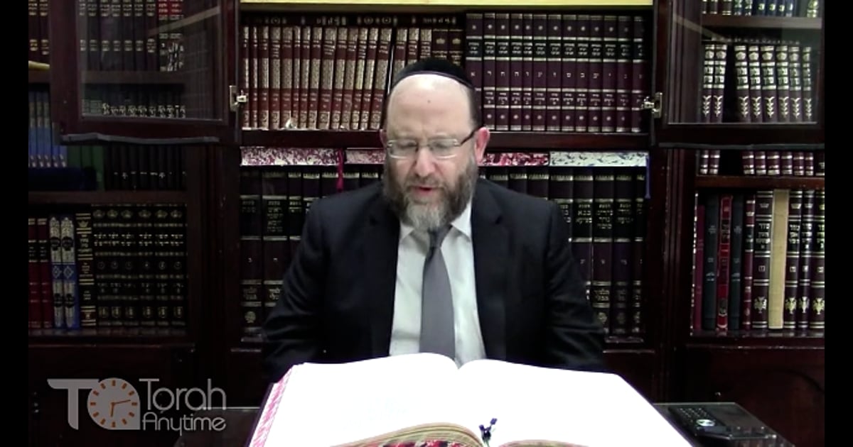 R' Moshe Frankel | Daf Hashavua 10 min a day - Chagigah 24b part 2