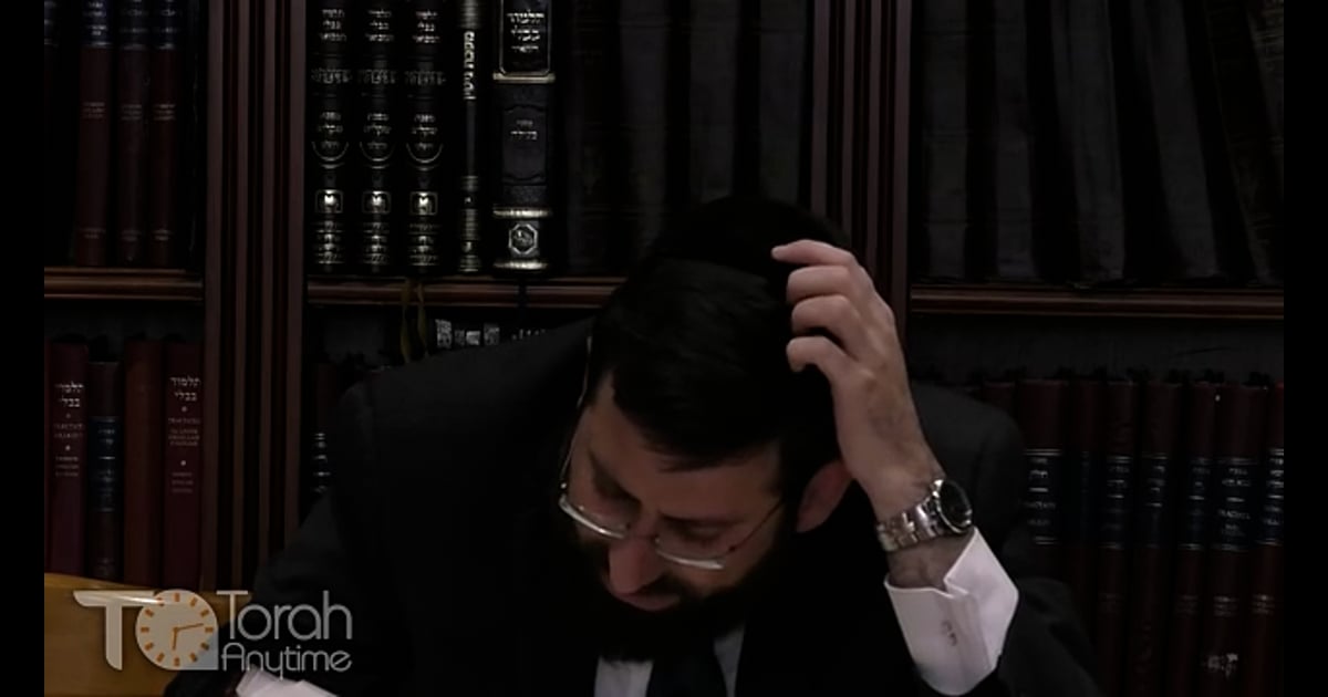 R' Daniel Glatstein | Masechet Beitzah: Daf 30A - Anticipating Usability to Avoid Muktzah