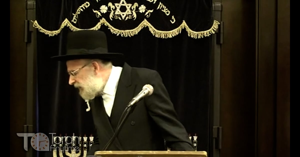 Special Event | Rabbi Yisroel Dovid Schlesinger's Hesped for Rabbi ...