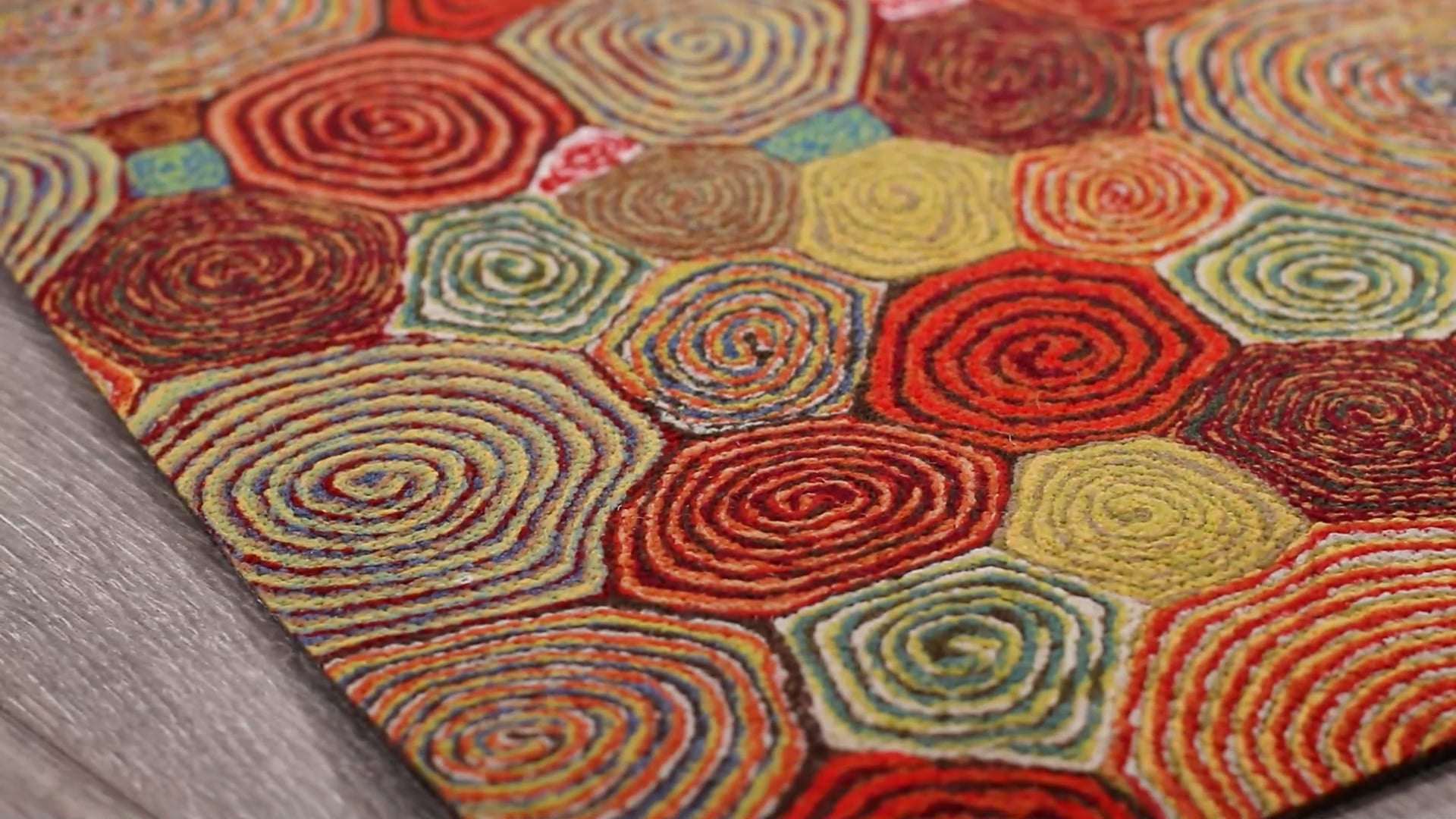 Visions III Giant Swirls Indoor/Outdoor Rug, 3'6"x5'6' - Contemporary ...