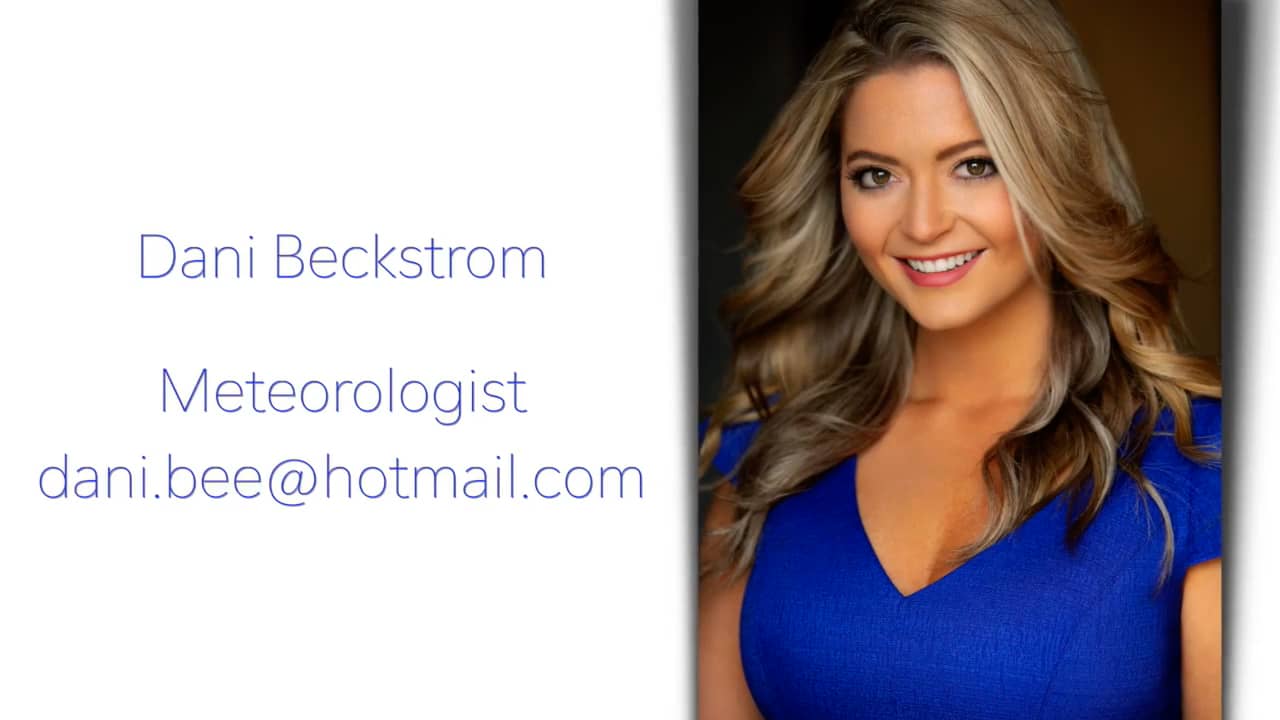 Meteorologist Dani Beckstrom Weather Reel 2021 on Vimeo