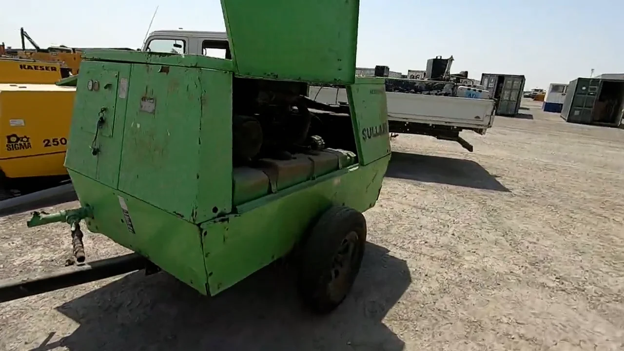 Sullair 260DPQ CAT Single Axle Compressor-Dubai - 27th September 2021 ...