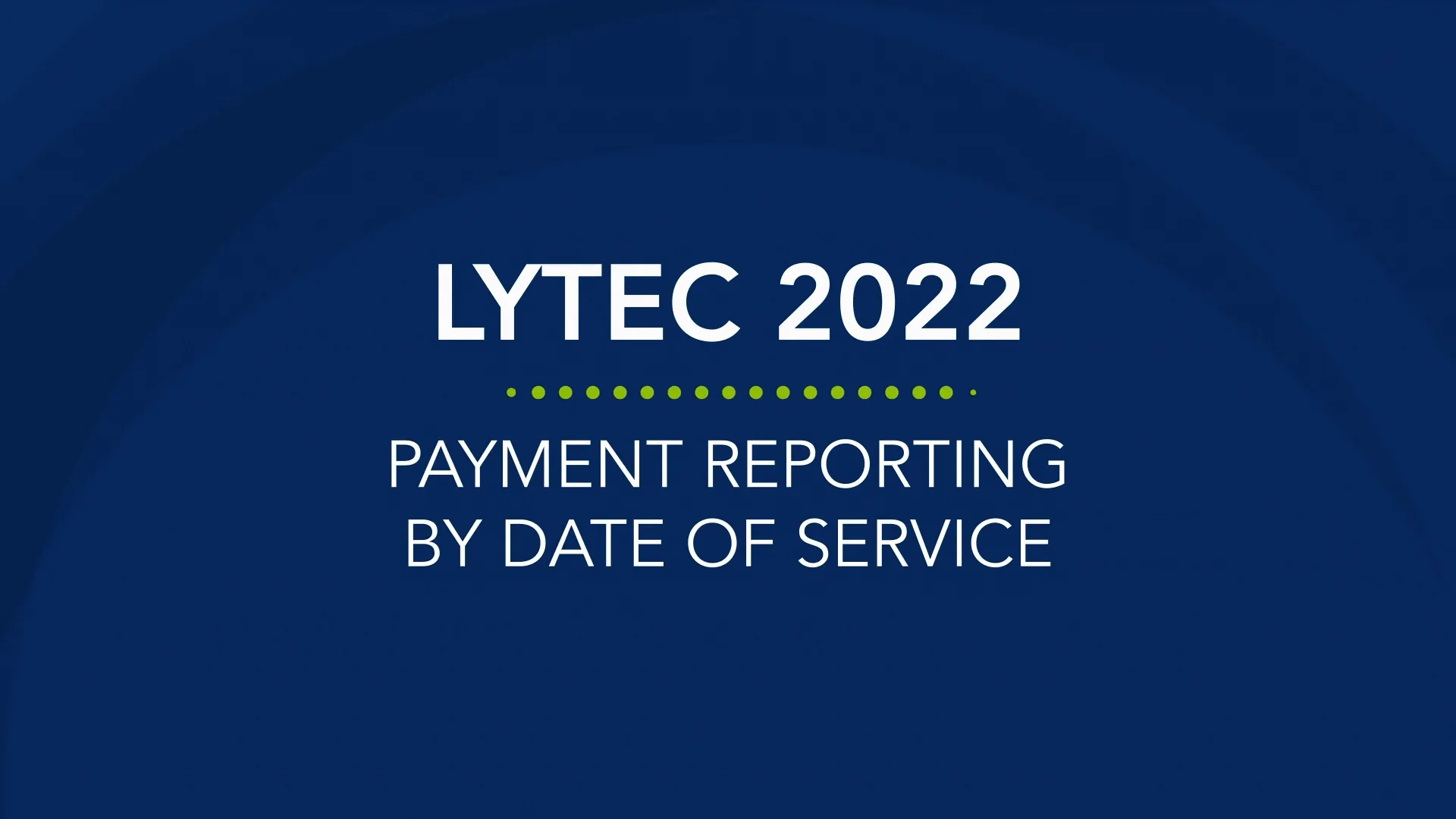 CGM LYTEC 2022 Payment Reporting by DOS on Vimeo