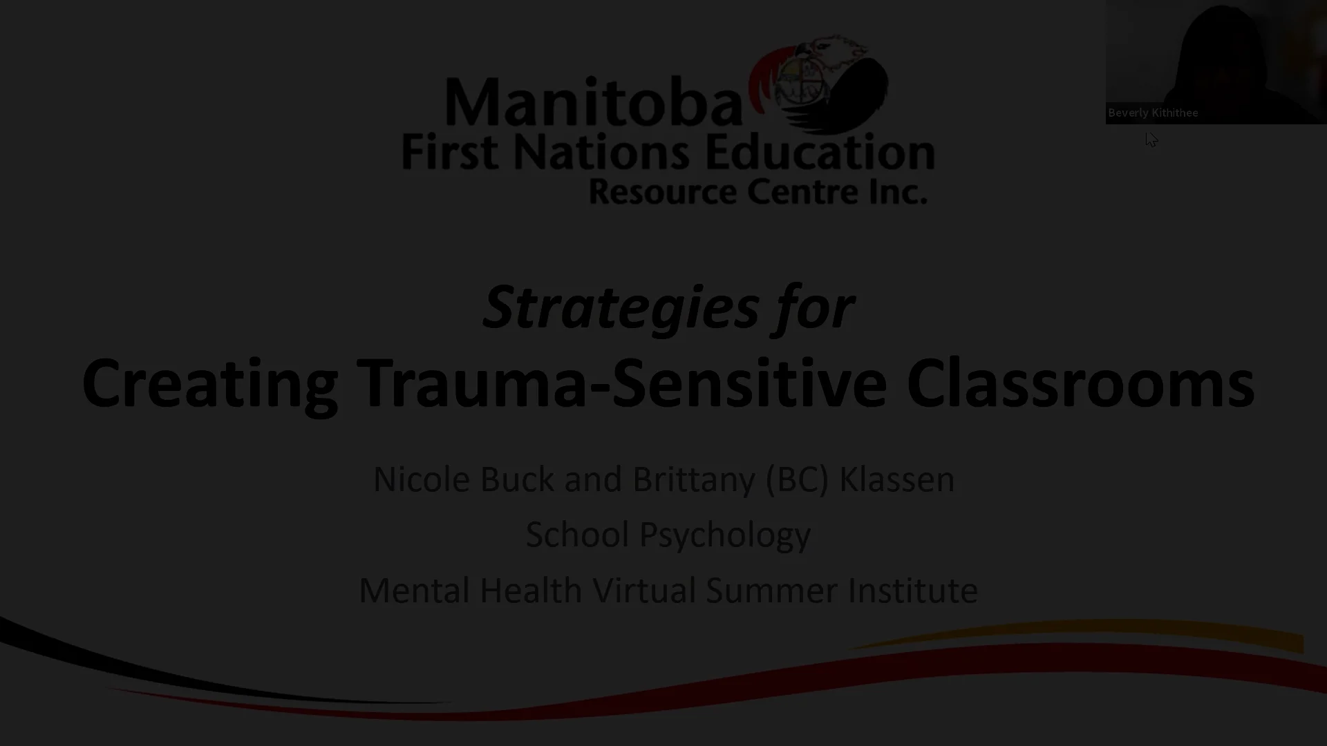 Virtual Summer Institute | Creating Trauma-Sensitive Classrooms ...