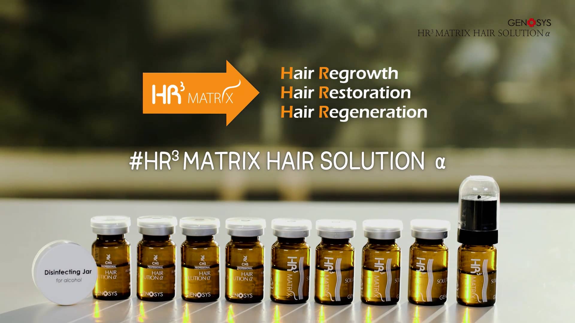 Genosys - HR3 Matrix Hair Solution Alpha on Vimeo