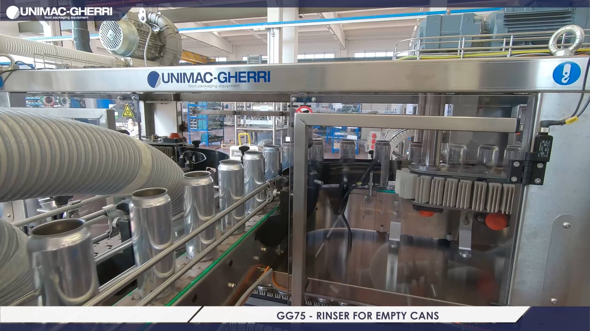 GG75 Air Rinser - Aluminum Cans on Vimeo