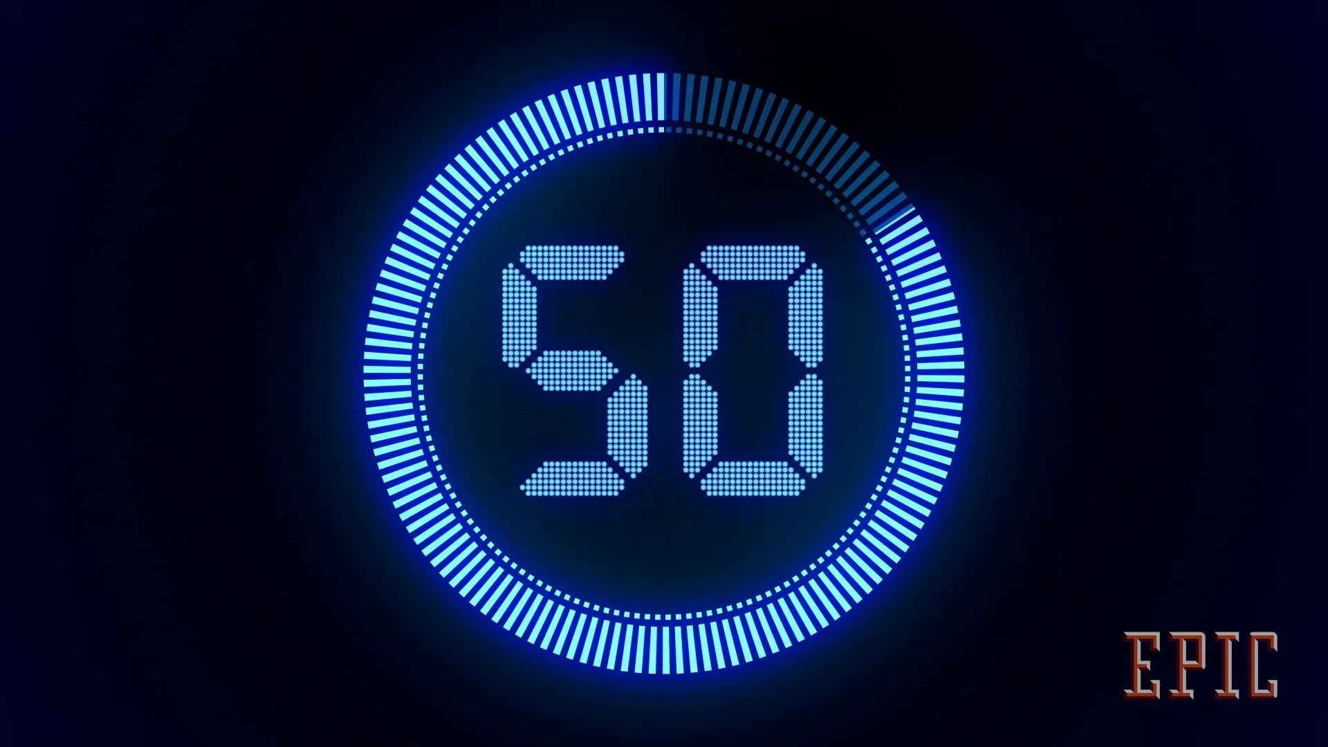 Digital Blue Stopwatch 60s Countdown - Intense.mp4 on Vimeo