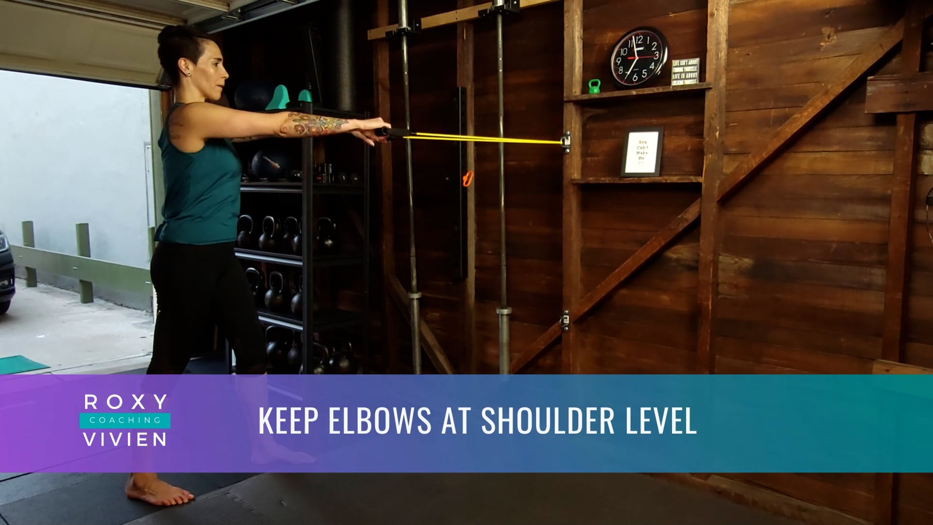 Split Stance Band Face Pull — 90 Degree External Rotation on Vimeo