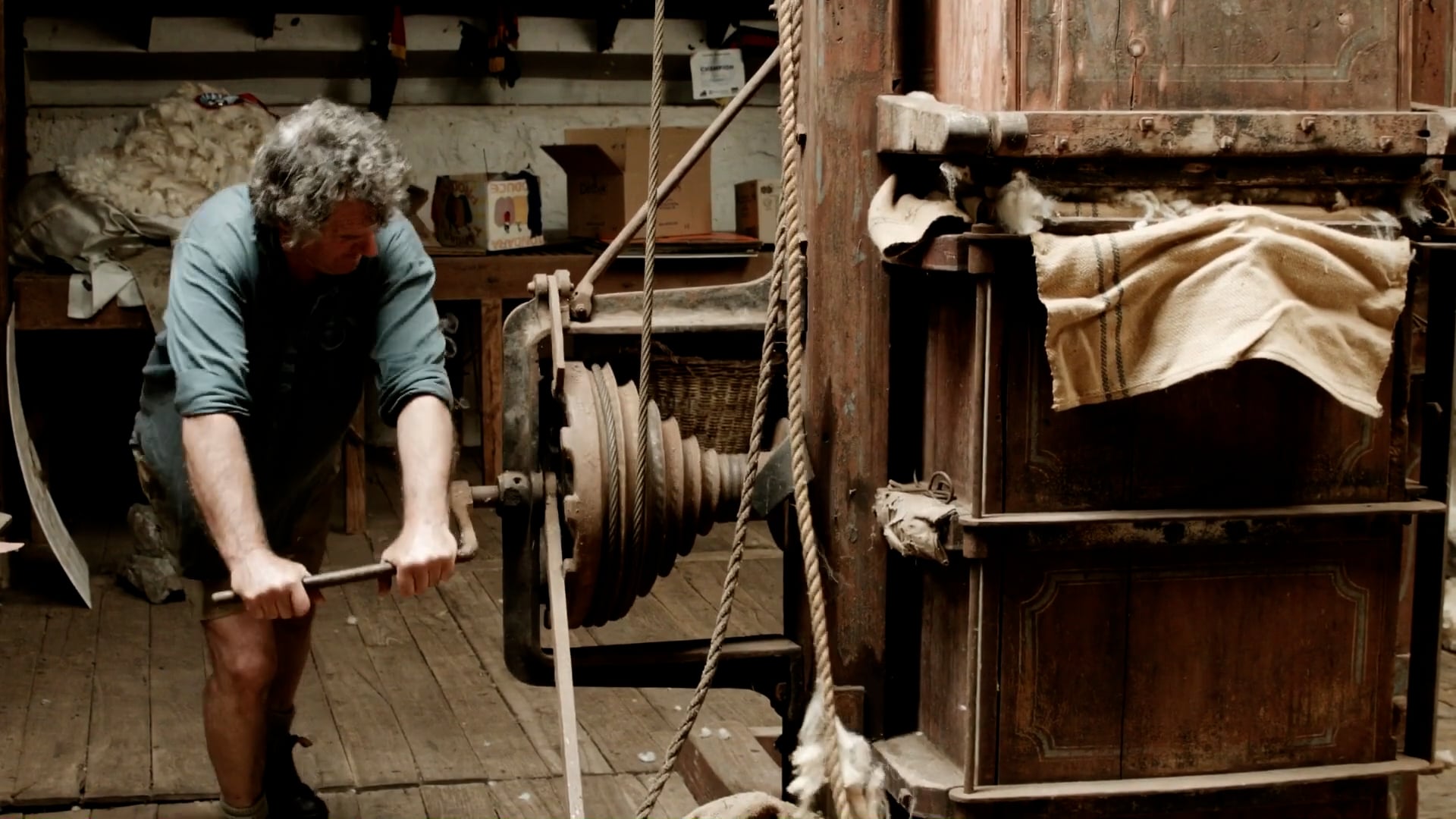 Ferrier Wool Press - National Wool Museum on Vimeo