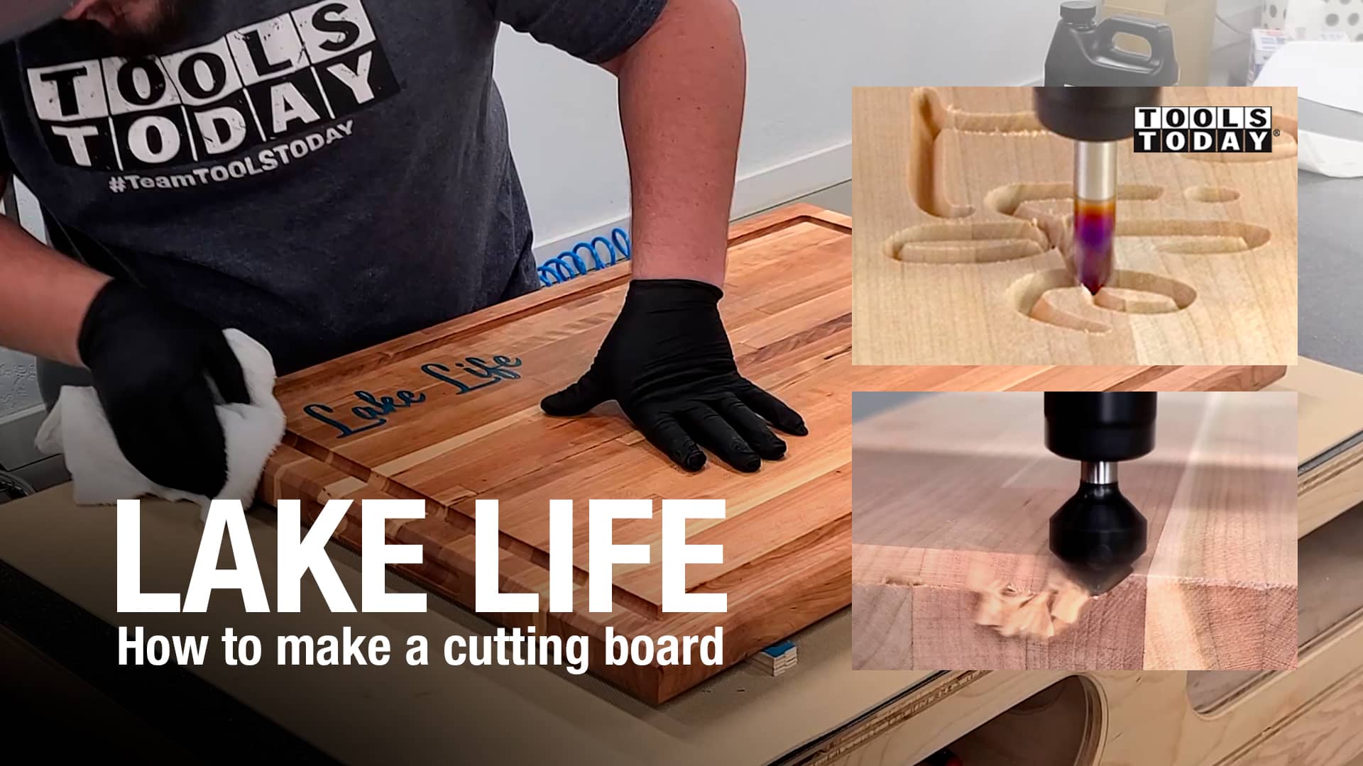 How to Make: Cutting Board on CNC | ToolsToday on Vimeo