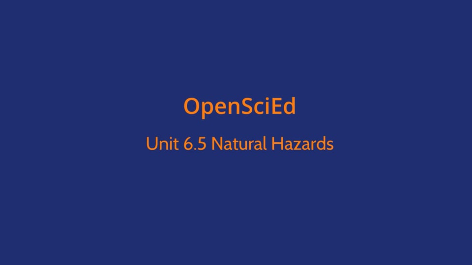 Natural Hazards for 6th Grade Science - MS-ESS3-2, MS-PS4-3, MS-ETS1-1 ...