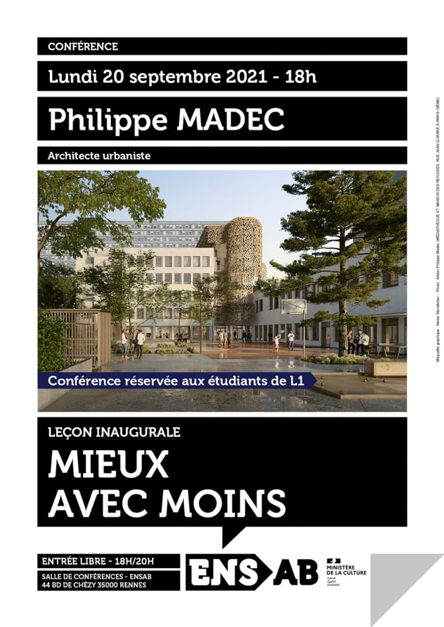 Conférences de l'ENSAB - Ecole Nationale Supérieure d'Architecture de ...